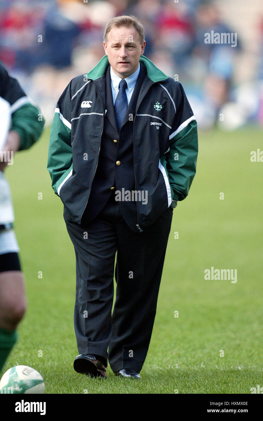 EDDIE O'SULLIVAN IRELAND RUGBY UNION COACH MURRAYFIELD EDINBURGH 16 ...