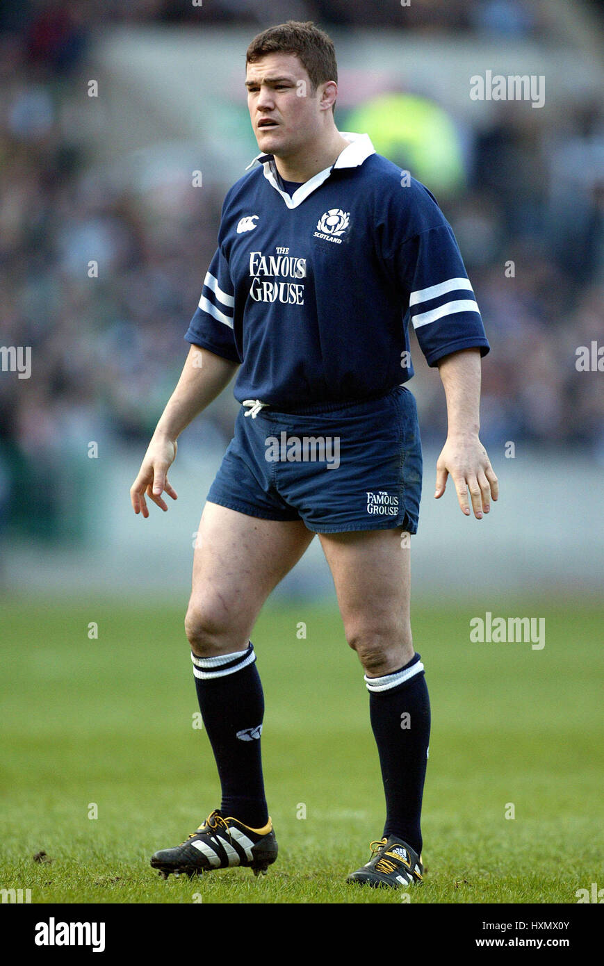 GORDON BULLOCH SCOTLAND & GLASGOW RUGBY MURRAYFIELD EDINBURGH 16 ...