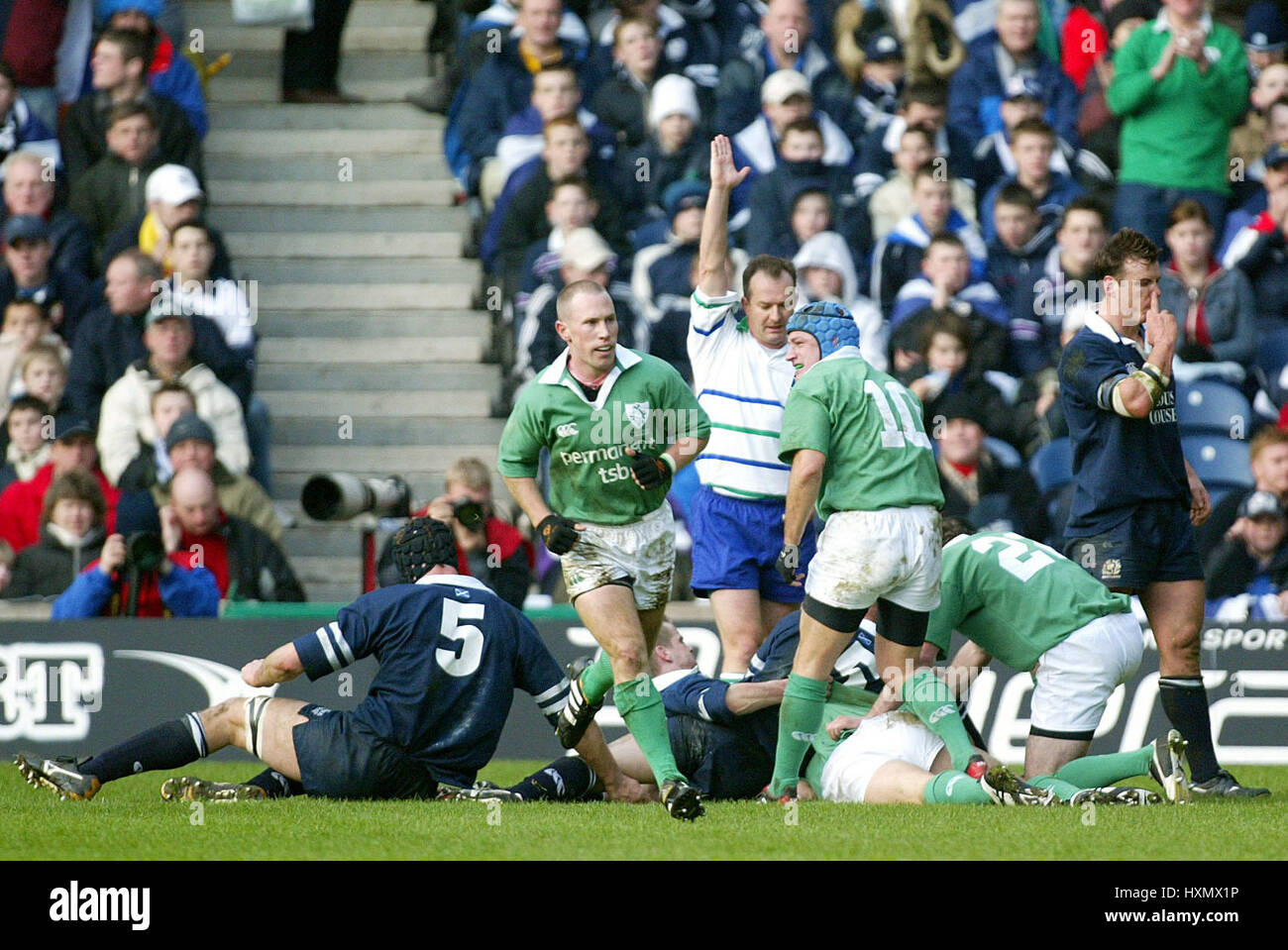 Rugby try ireland hi-res stock photography and images - Alamy