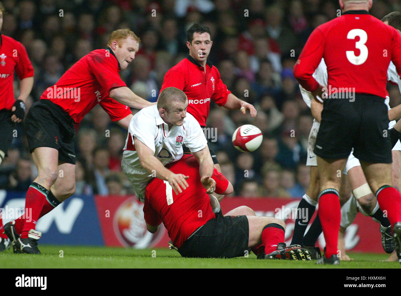 ROWNTREE THOMAS & WILLIAMS WALES V ENGLAND SIX NATIONS MILLENNIUM ...