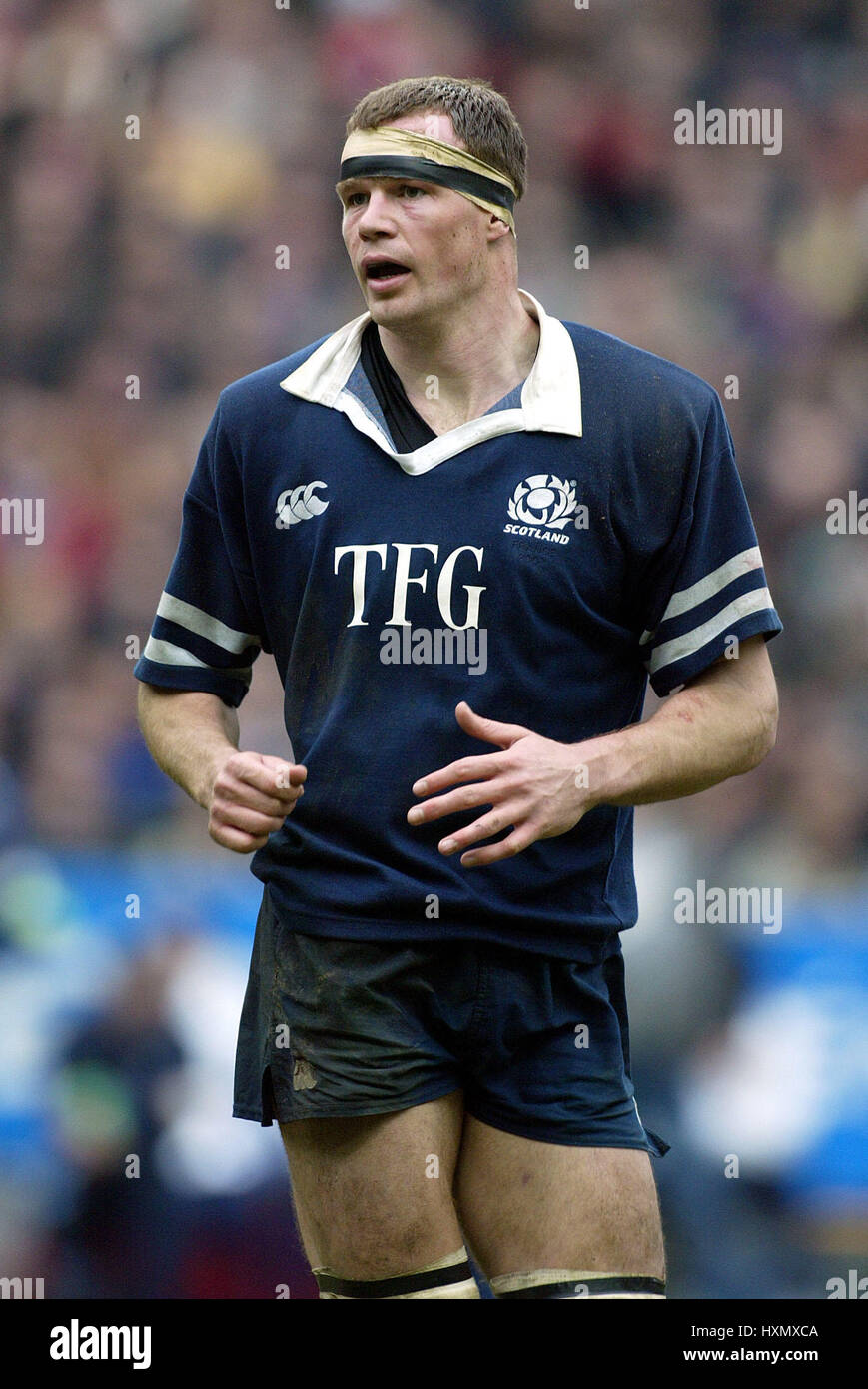 STUART GRIMES SCOTLAND & GLASGOW RUGBY STADE FRANCE PARIS 23 February ...