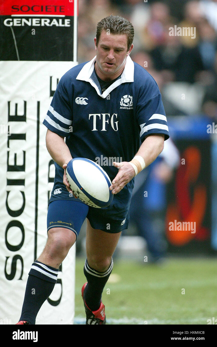 BRENDAN LANEY SCOTLAND & EDINBURGH RUGBY STADE FRANCE PARIS 23 February ...
