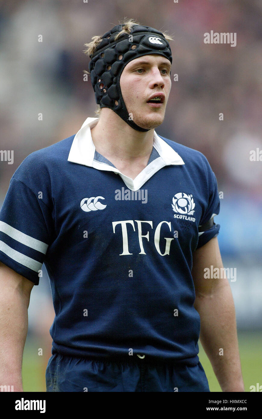 SIMON TAYLOR SCOTLAND & EDINBURGH RUGBY STADE FRANCE PARIS 23 February ...