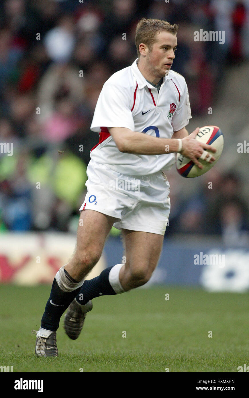 JAMES SIMPSON-DANIEL ENGLAND & GLOUCESTER RU TWICKENHAM LONDON ENGLAND ...