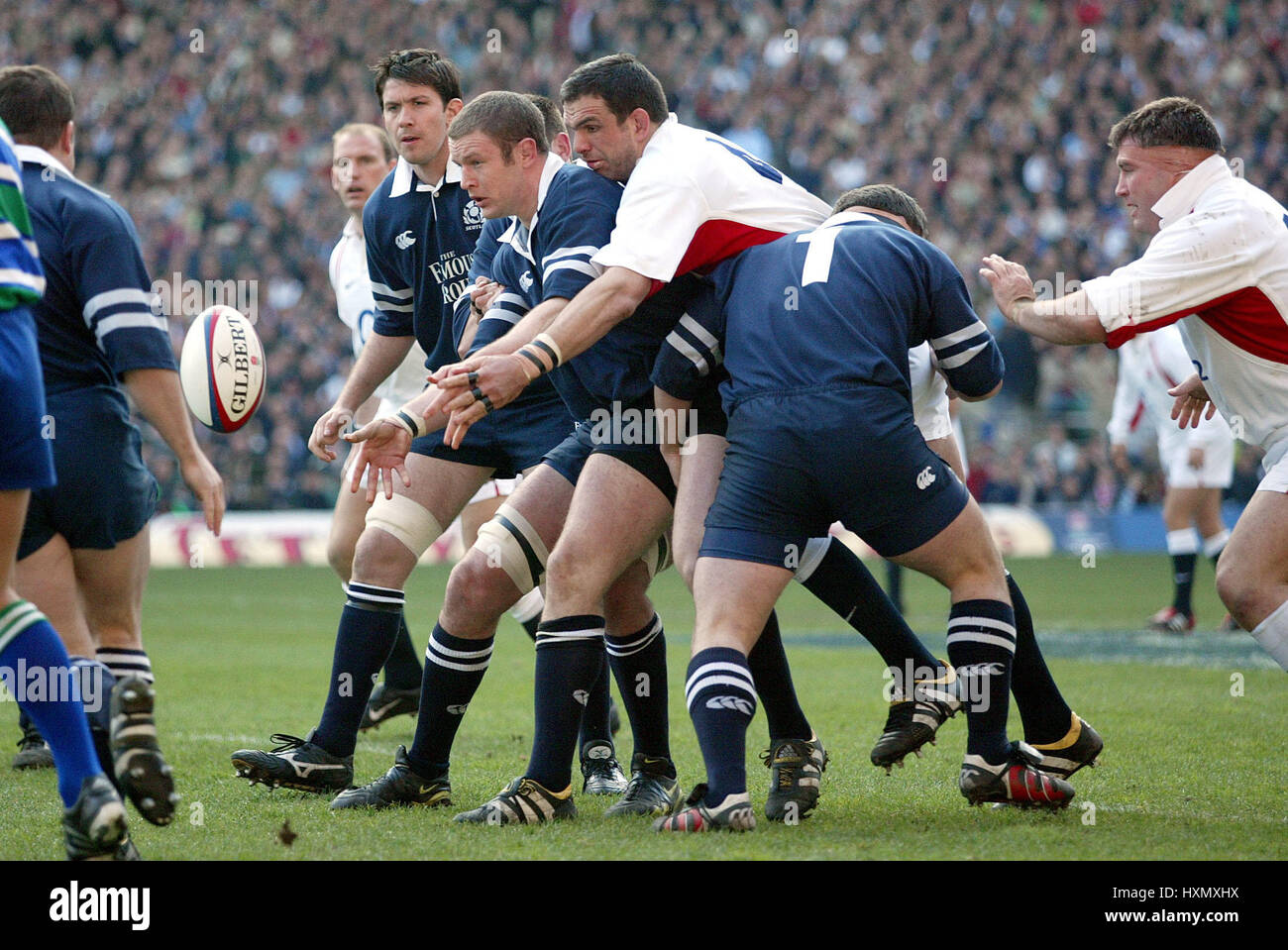 JASON WHITE JOHNSON TOM SMITH ENGLAND V SCOTLAND SIX-NATIONS TWICKENHAM ...