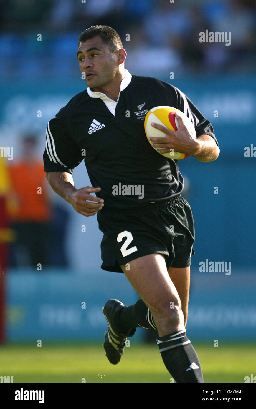 ERIC RUSH NEW ZEALAND RU MANCHESTER ENGLAND 02 August 2002 Stock Photo ...
