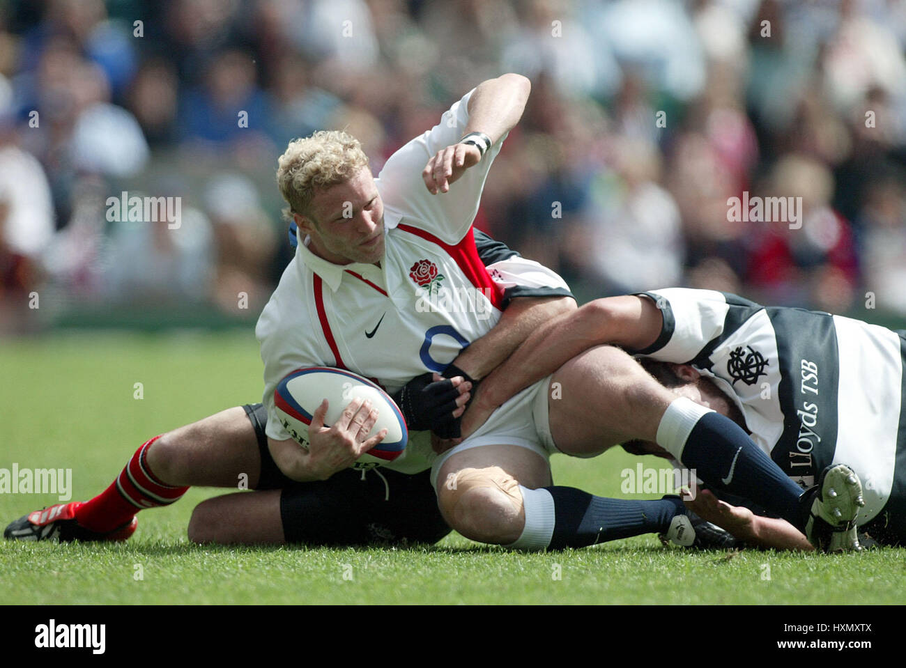 DAN SCARBROUGH CARL HAYMAN ENGLAND V BARBARIANS TWICKENHAM LONDON 25 ...