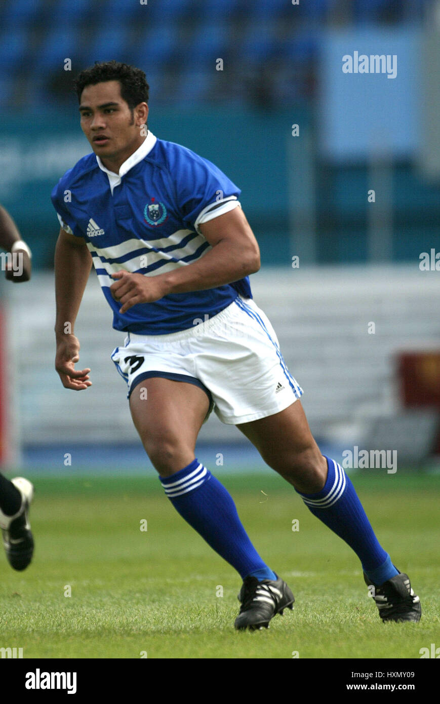 MAURIE FAASAVALU SAMOA RU MANCHESTER ENGLAND 02 August 2002 Stock Photo ...