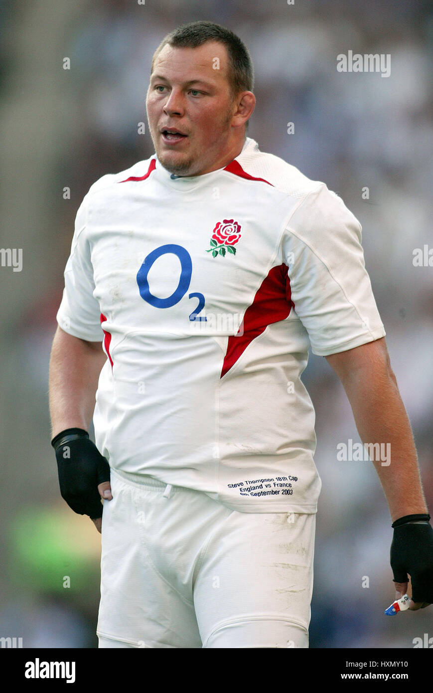 STEVE THOMPSON. ENGLAND & NORTHAMPTON SAINTS R TWICKENHAM LONDON ...