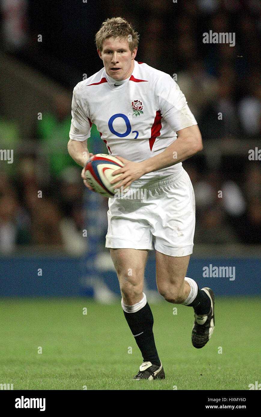 OLLIE SMITH ENGLAND & LEICESTER TIGERS RU TWICKENHAM LONDON ENGLAND 20 ...