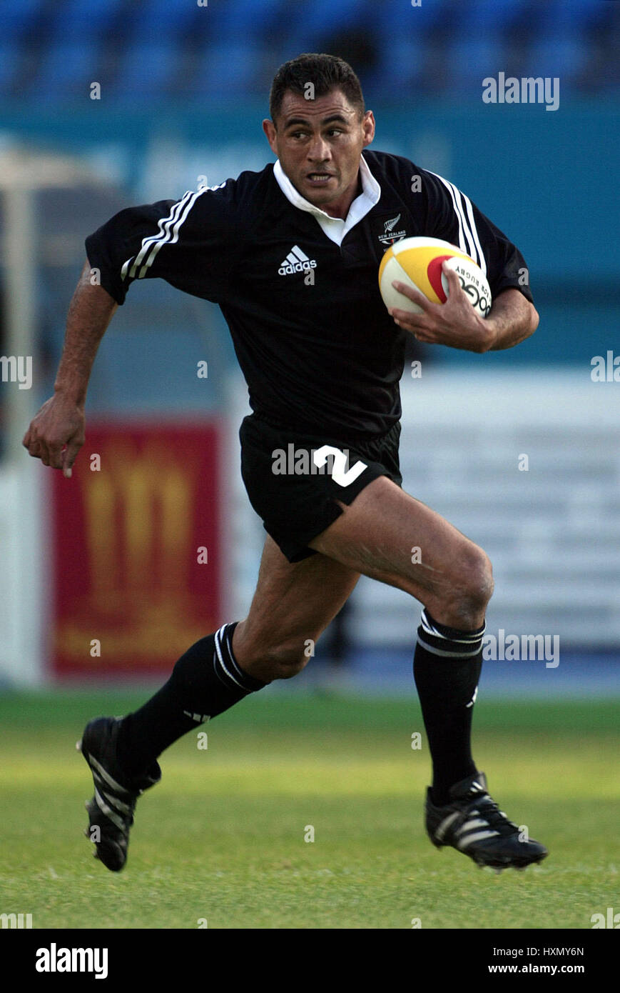 ERIC RUSH NEW ZEALAND RU MANCHESTER ENGLAND 02 August 2002 Stock Photo ...