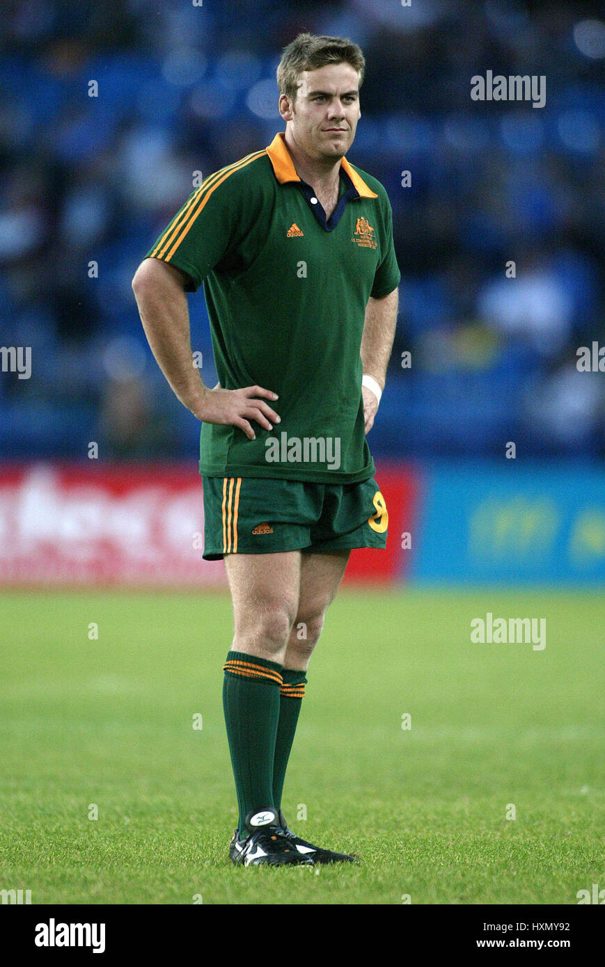 ROB MCDONALD AUSTRALIA RU MANCHESTER ENGLAND 02 August 2002 Stock Photo ...
