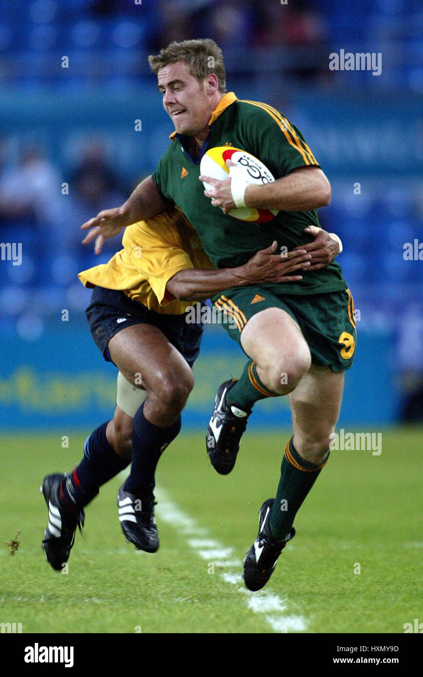 ROB MCDONALD AUSTRALIA RU MANCHESTER ENGLAND 02 August 2002 Stock Photo ...