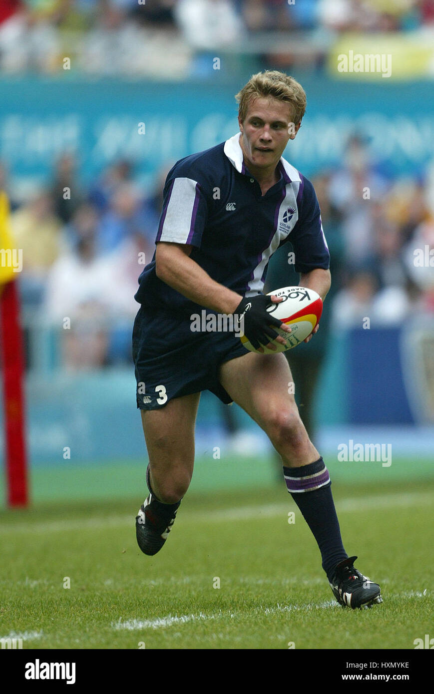 SIMON TAYLOR SCOTLAND RU MANCHESTER ENGLAND 03 August 2002 Stock Photo ...
