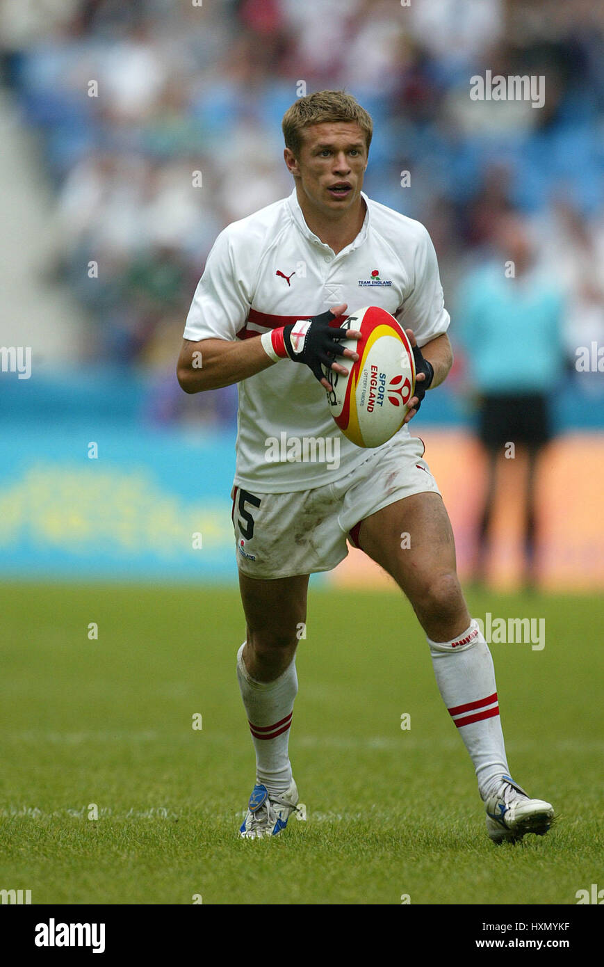 NICK DUNCOMBE ENGLAND RU MANCHESTER ENGLAND 07 August 2002 Stock Photo ...