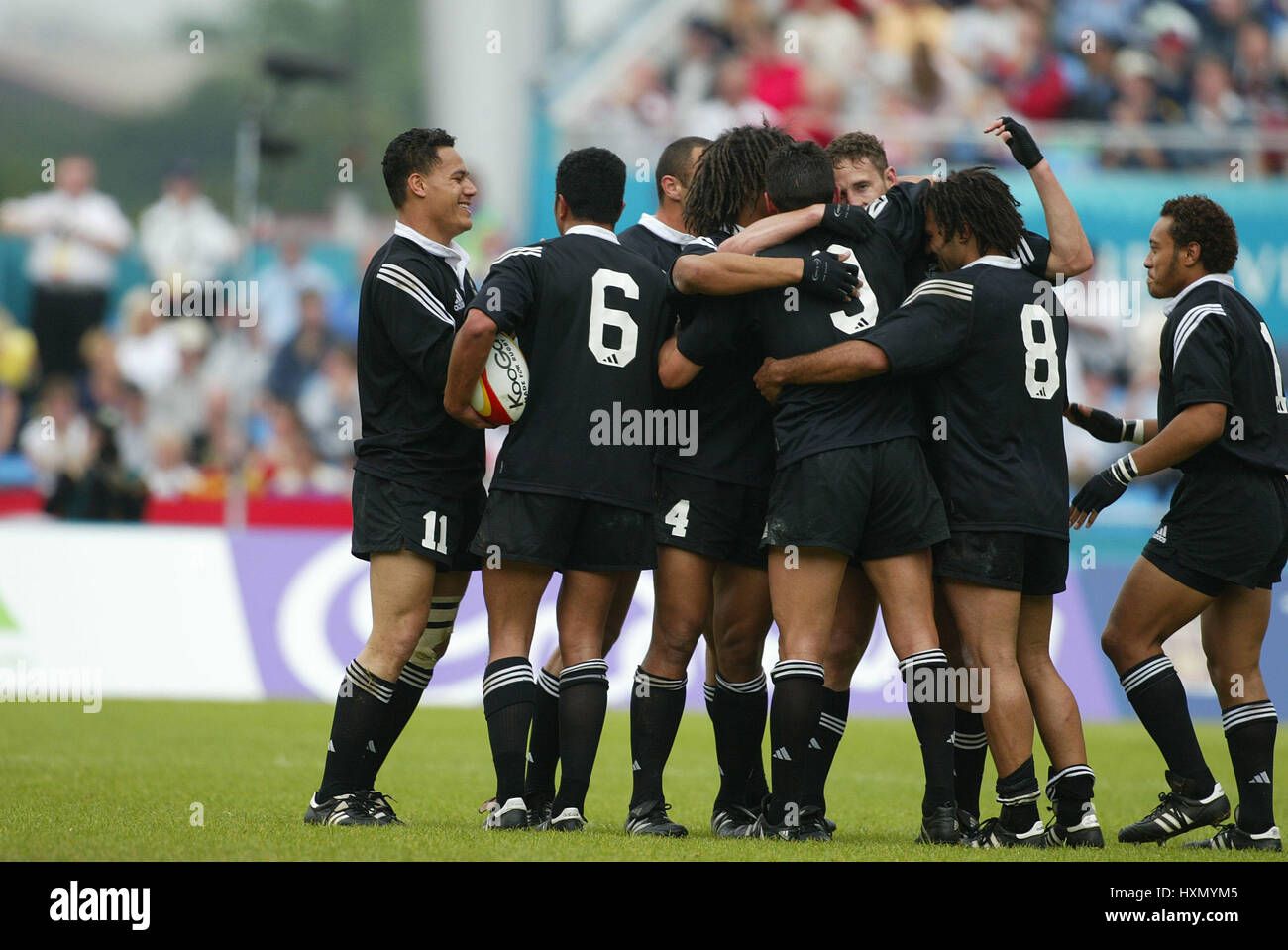 NEW ZEALAND CELEBRATE GOLD MANCHESTER ENGLAND 07 August 2002 Stock ...