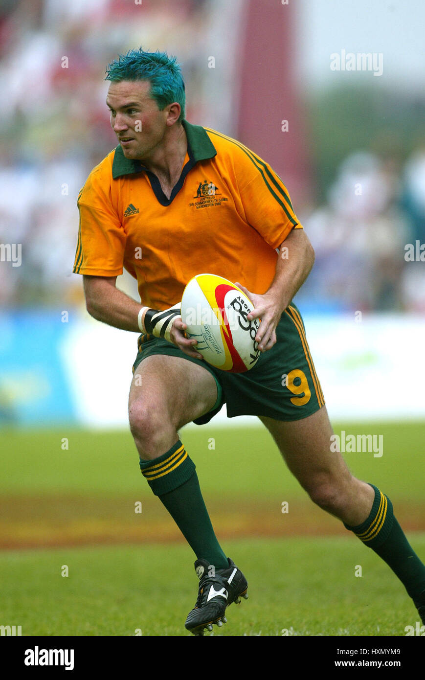 PETER MILLER AUSTRALIA RU MANCHESTER ENGLAND 07 August 2002 Stock Photo ...