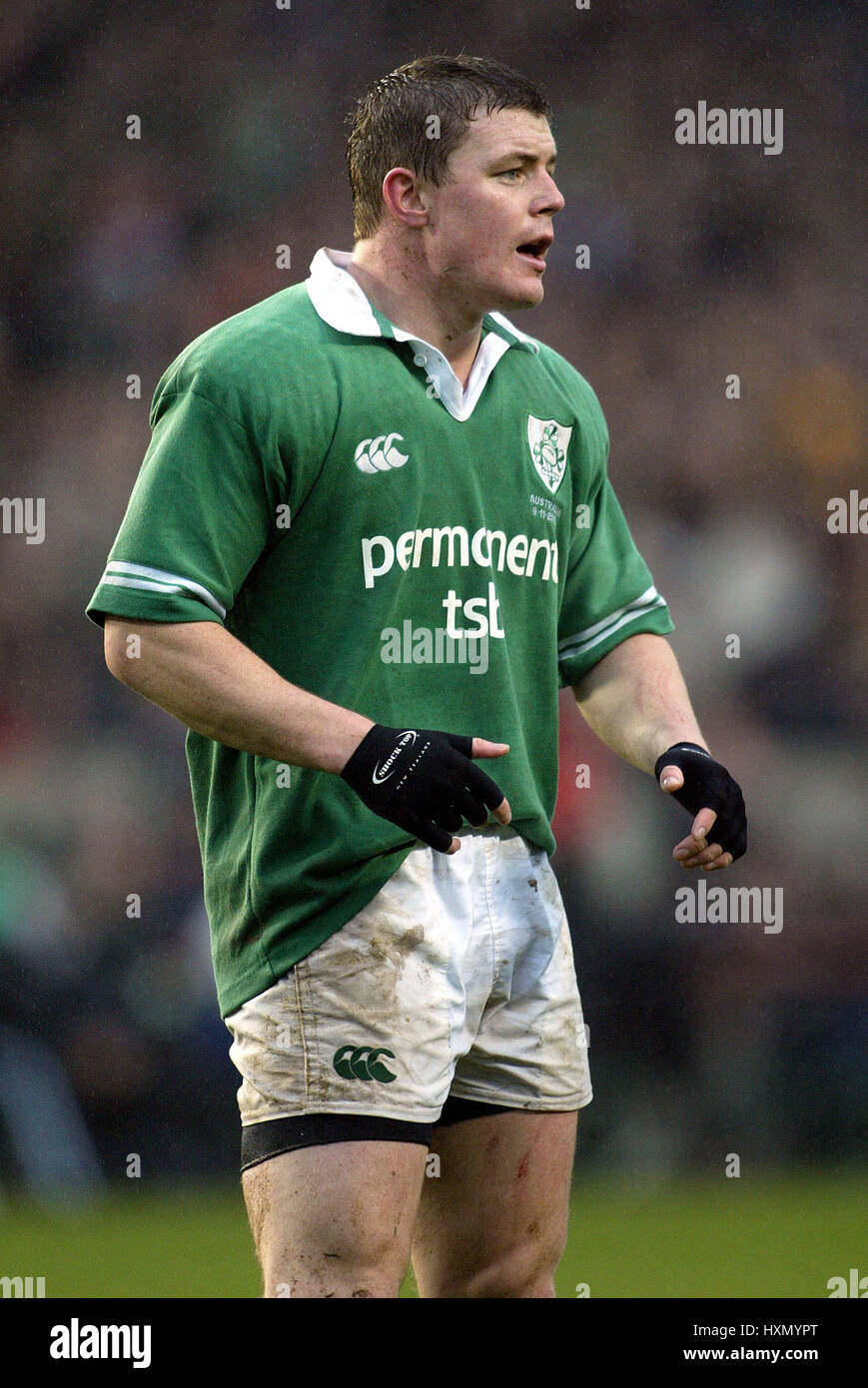 BRIAN O'DRISCOLL IRELAND LANSDOWNE ROAD DUBLIN 09 November 2002 Stock ...