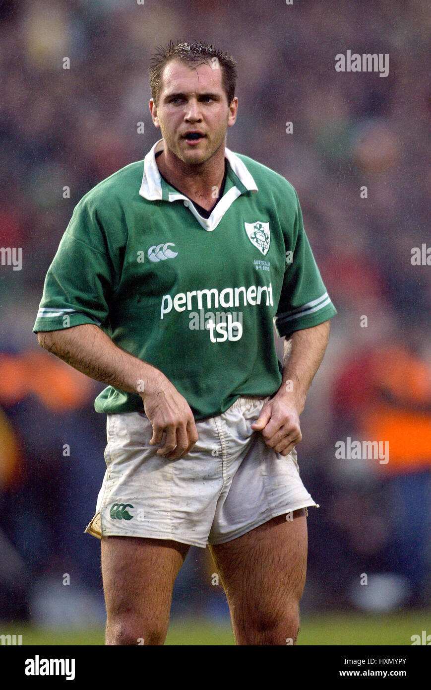 KEVIN MAGGS IRELAND LANSDOWNE ROAD DUBLIN 09 November 2002 Stock Photo ...