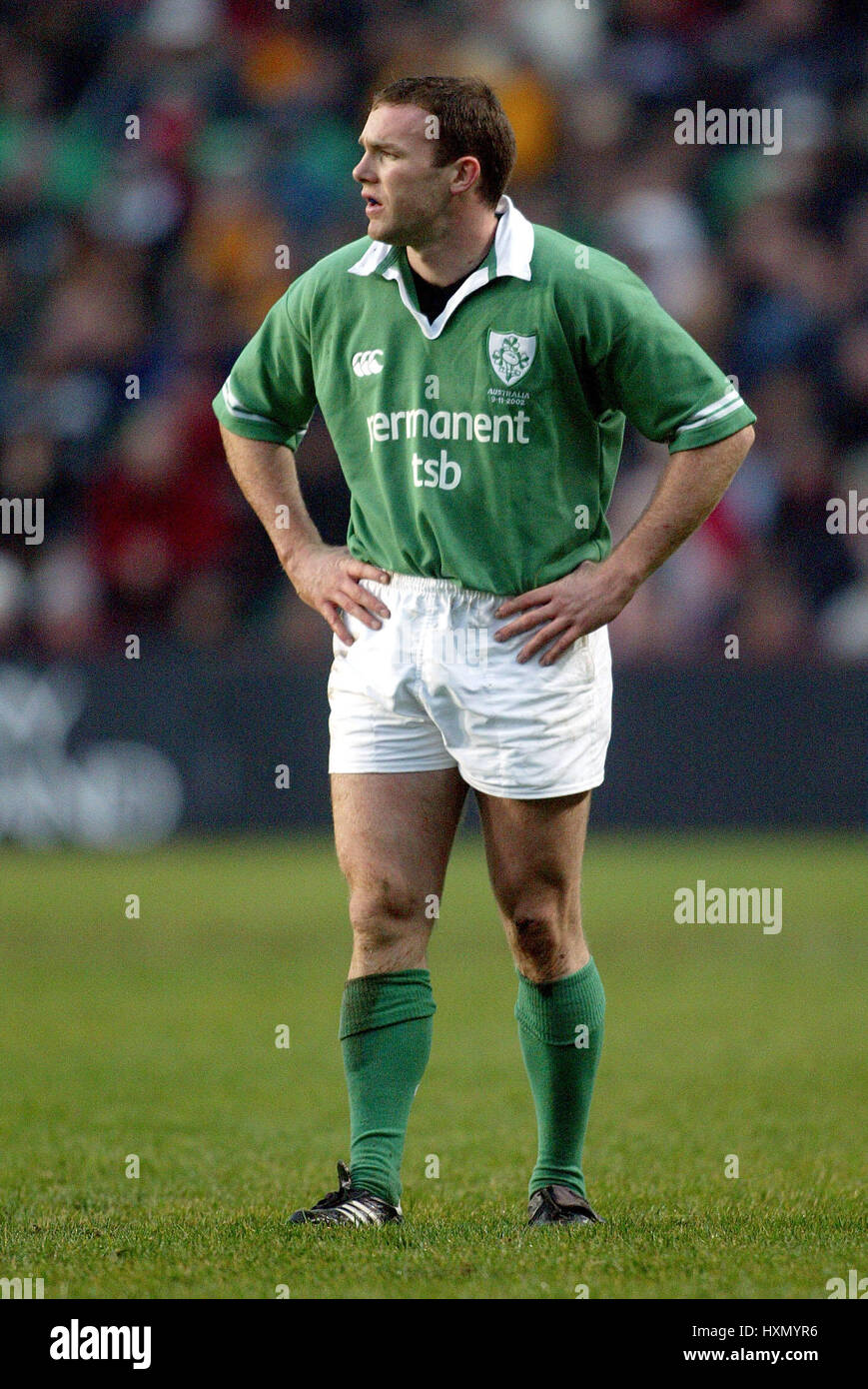 REGGIE CORRIGAN IRELAND LANSDOWNE ROAD DUBLIN 09 November 2002 Stock ...