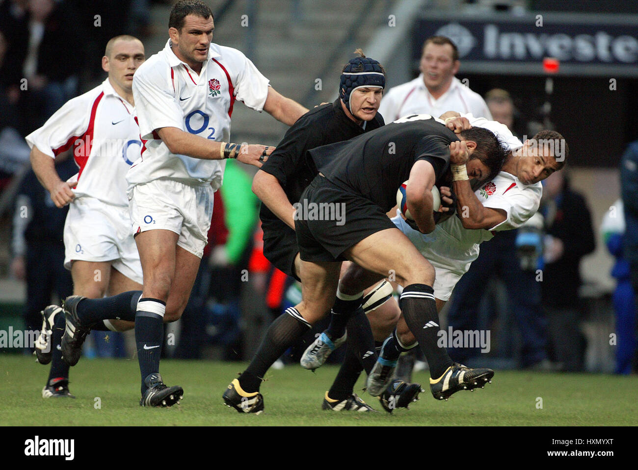 JASON ROBINSON & TAINE RANDELL ENGLAND V NEW ZEALAND RU TWICKENHAM ...