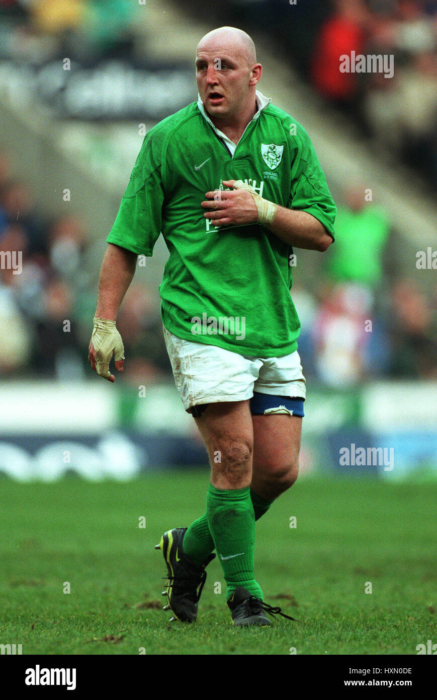 KEITH WOOD IRELAND & GARRYOWEN RU 05 February 2000 Stock Photo - Alamy
