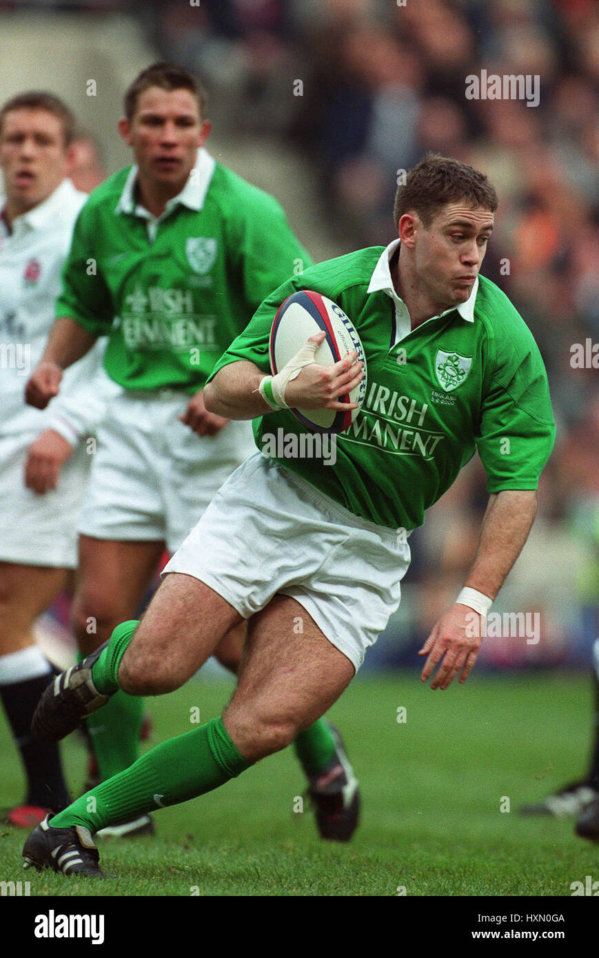 TOM TIERNEY IRELAND & GARRYOWEN RU 05 February 2000 Stock Photo - Alamy