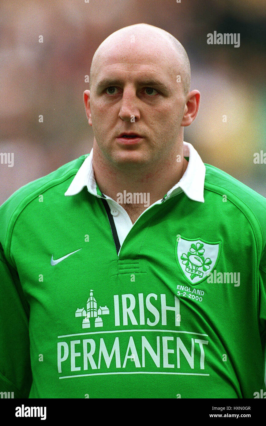 KEITH WOOD IRELAND & GARRYOWEN RU 05 February 2000 Stock Photo - Alamy