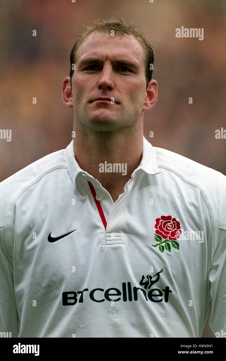 LAWRENCE DALLAGLIO ENGLAND & WASPS RU 05 February 2000 Stock Photo - Alamy