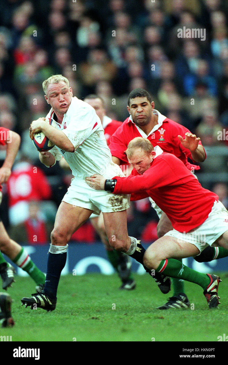 NEIL BACK & NEIL JENKINS ENGLAND V WALES RU 04 March 2000 Stock Photo ...