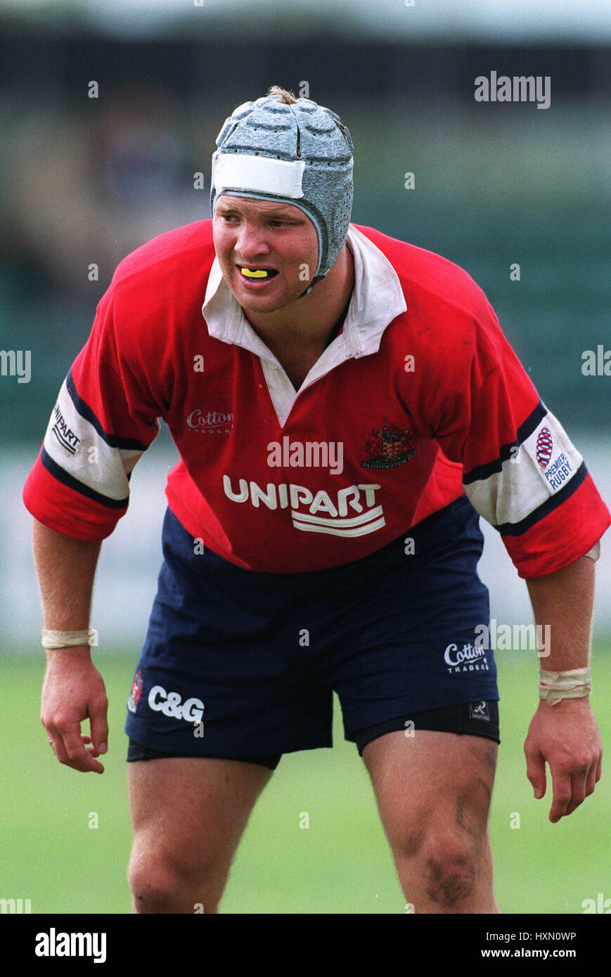 JAKE BOER GLOUCESTER RUFC ROTHERHAM 04 September 2000 Stock Photo - Alamy