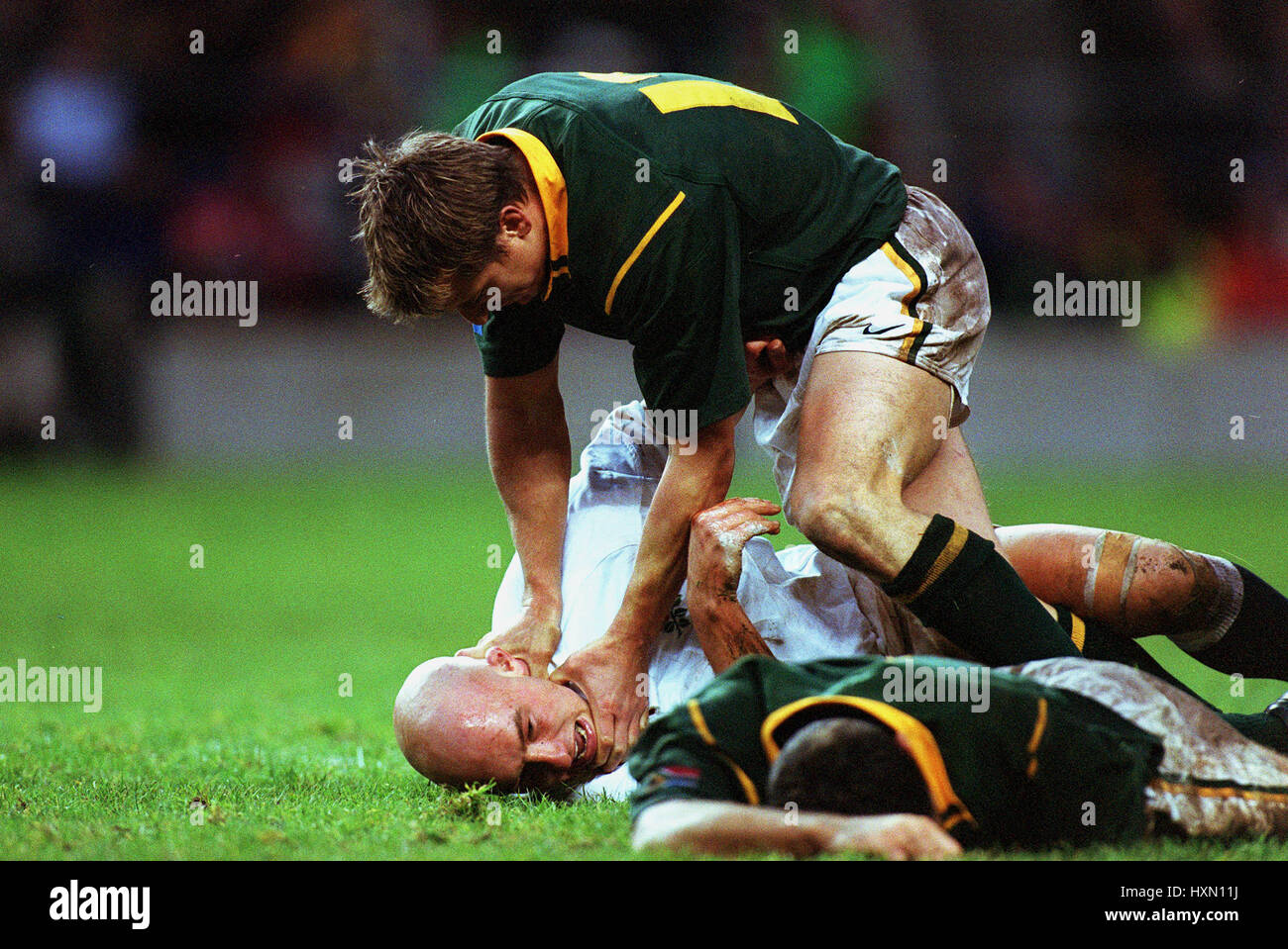 ROBBIE FLECK & PHIL GREENING ENGLAND V SOUTH AFRICA LONDON TWICKENHAM ...