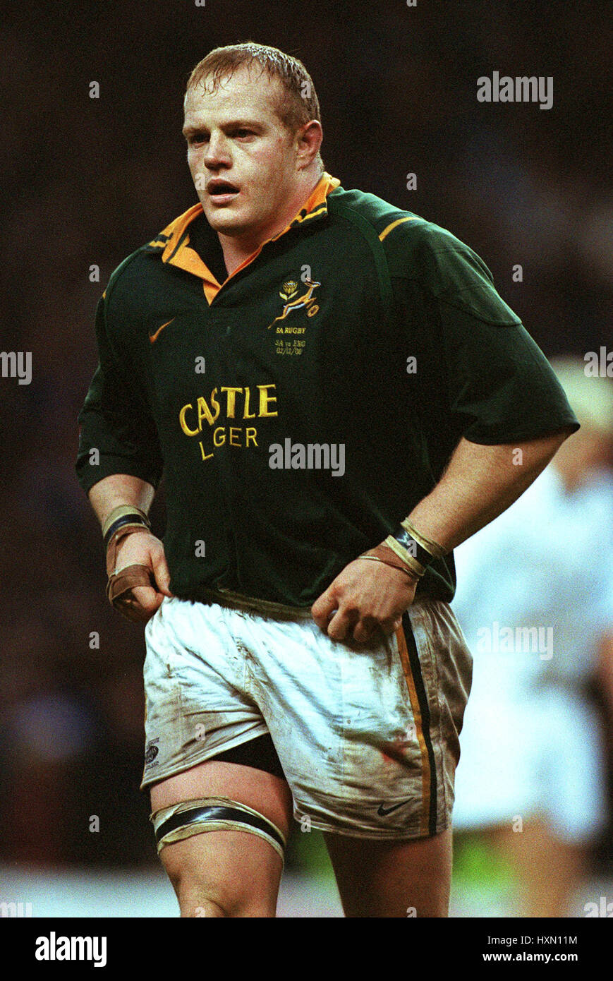 CHARL MARAIS SOUTH AFRICA & WESTERN PROV. LONDON TWICKENHAM 02 December 2000 Stock Photo - Alamy
