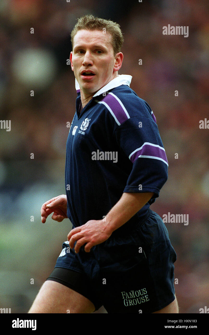 ANDREW NICOL SCOTLAND & GLASGOW CALEDONIANS TWICKENHAM LONDON 03 March ...