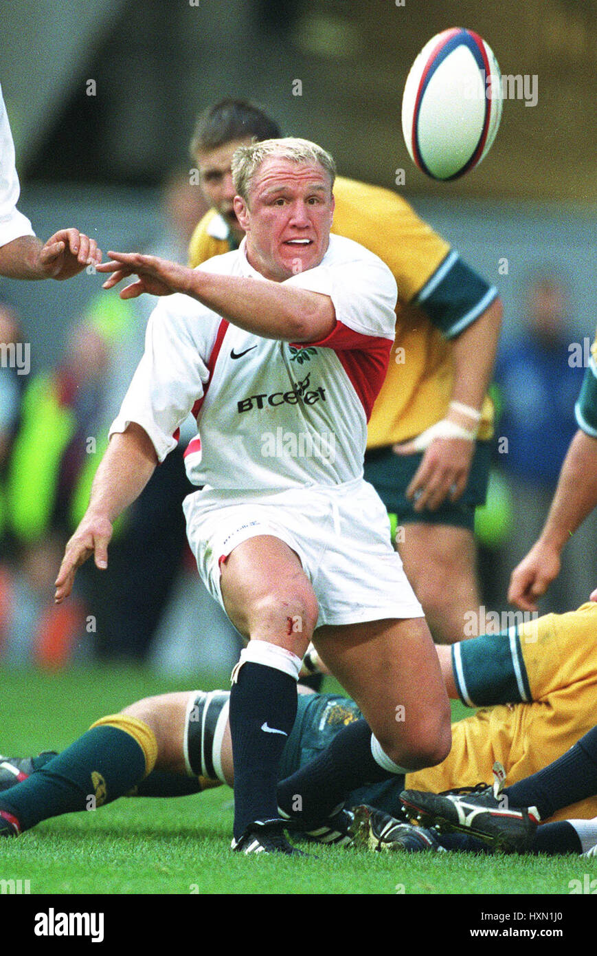 NEIL BACK ENGLAND & LEICESTER TIGERS RU LONDON TWICKENHAM LONDON 14 ...