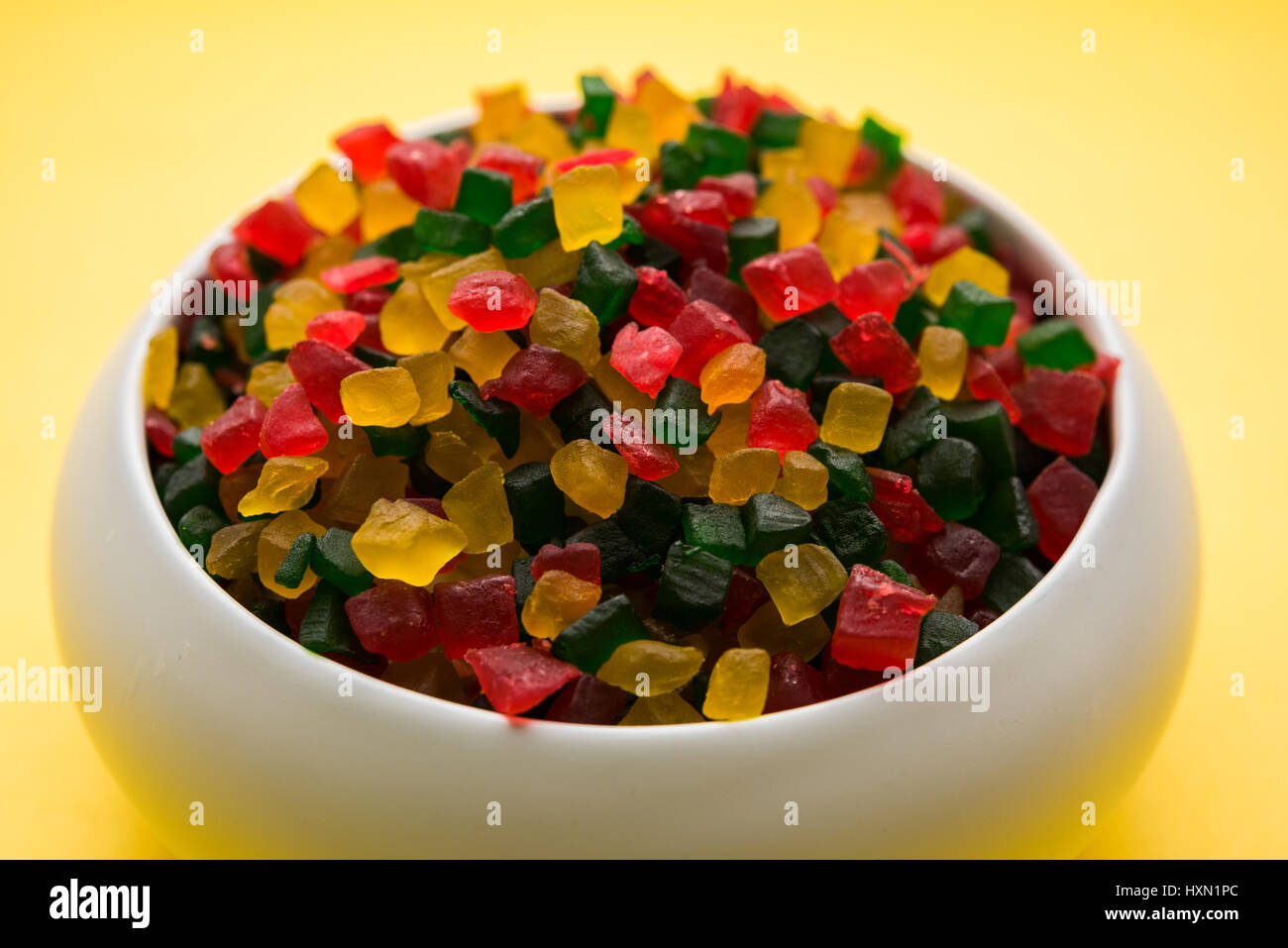 Sweet Fruit Candy Also Know As tutti-frutti, Candied Fruits served in a ...