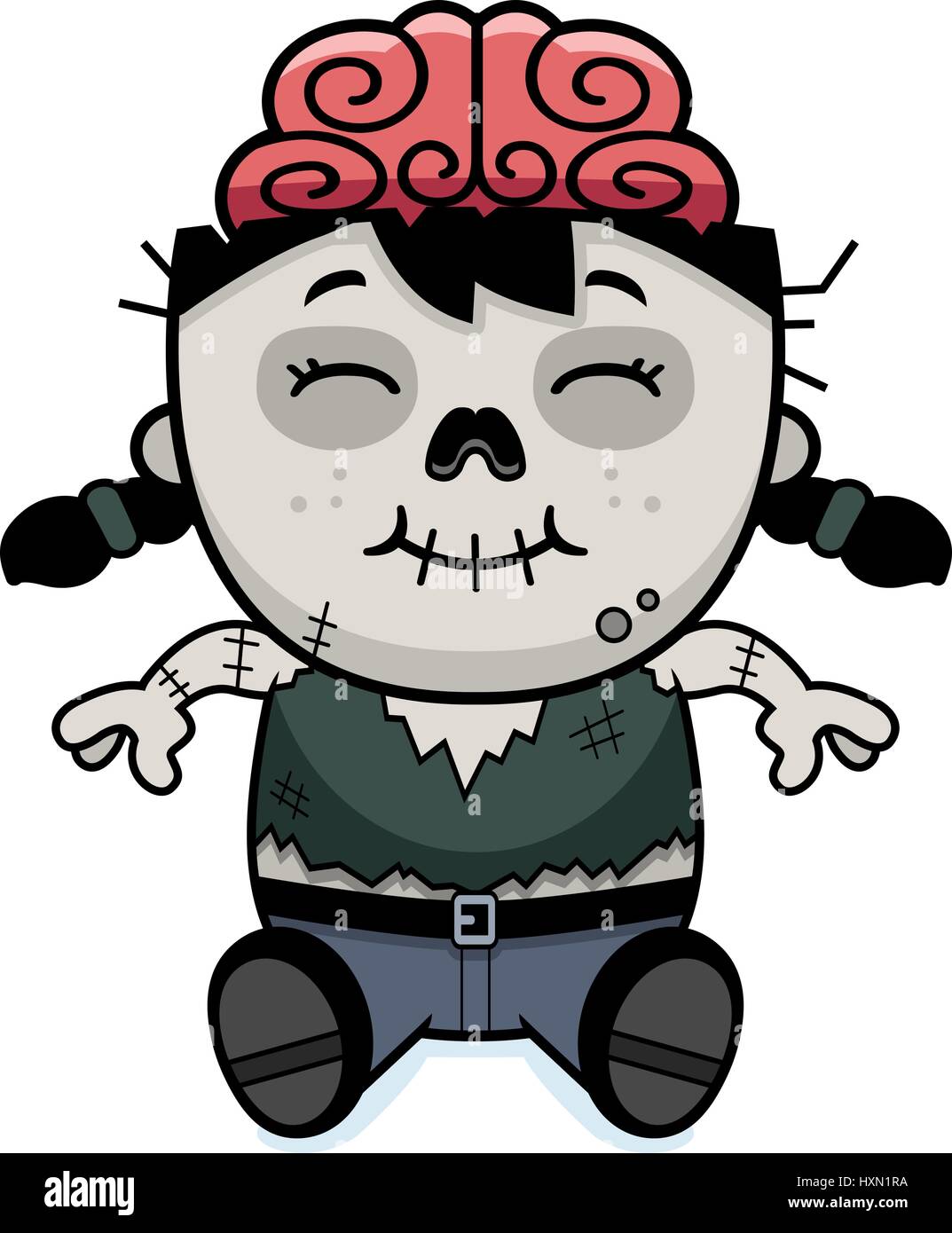 Cute Little Zombie Girl