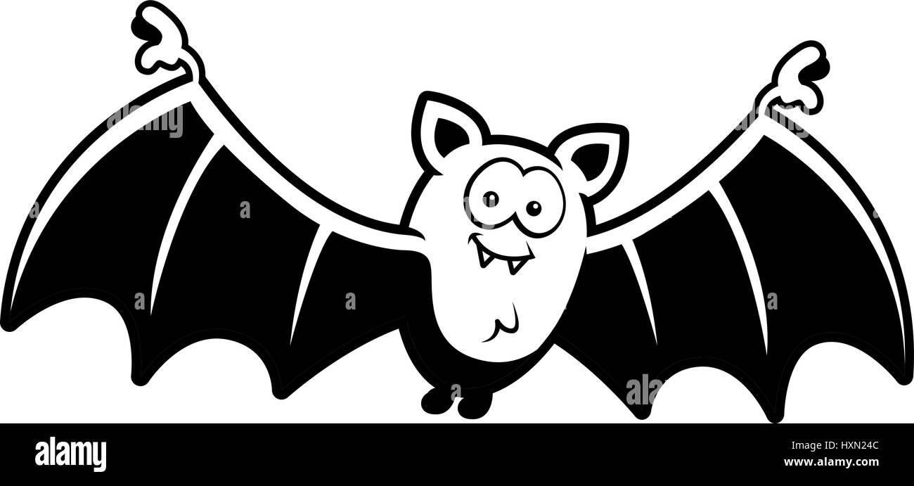 A cartoon illustration of a bat smiling Stock Vector Image & Art - Alamy