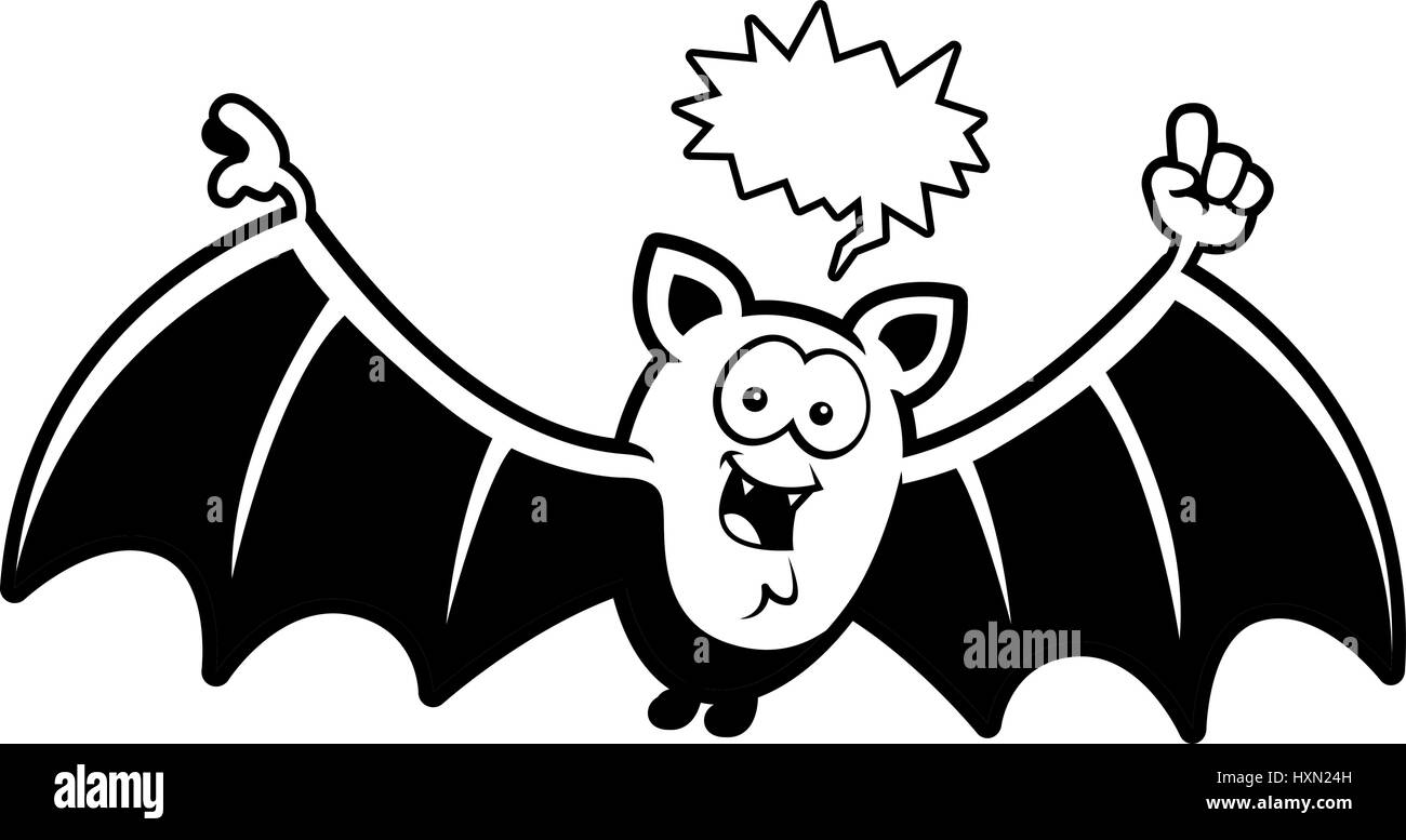 A cartoon illustration of a bat talking Stock Vector Image & Art - Alamy