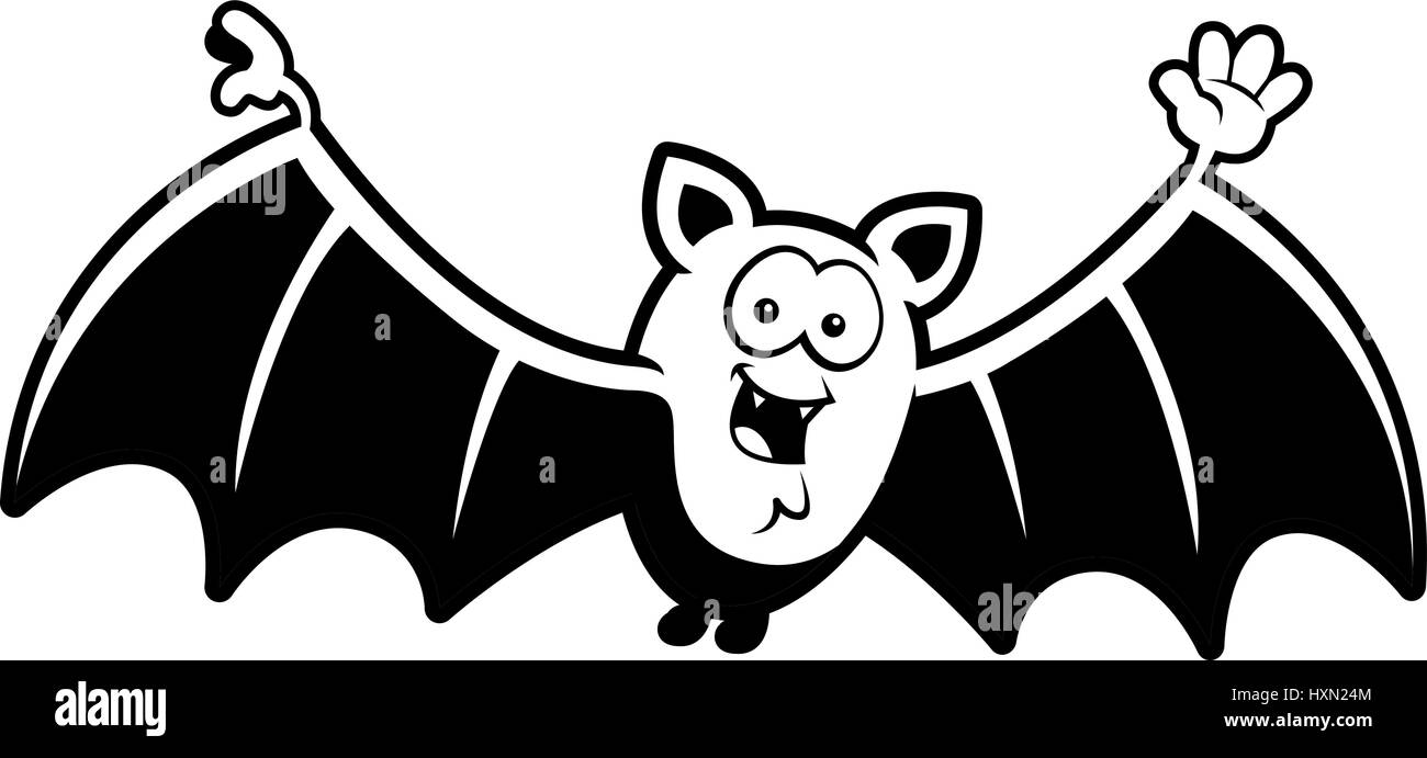 A cartoon illustration of a bat waving Stock Vector Image & Art - Alamy