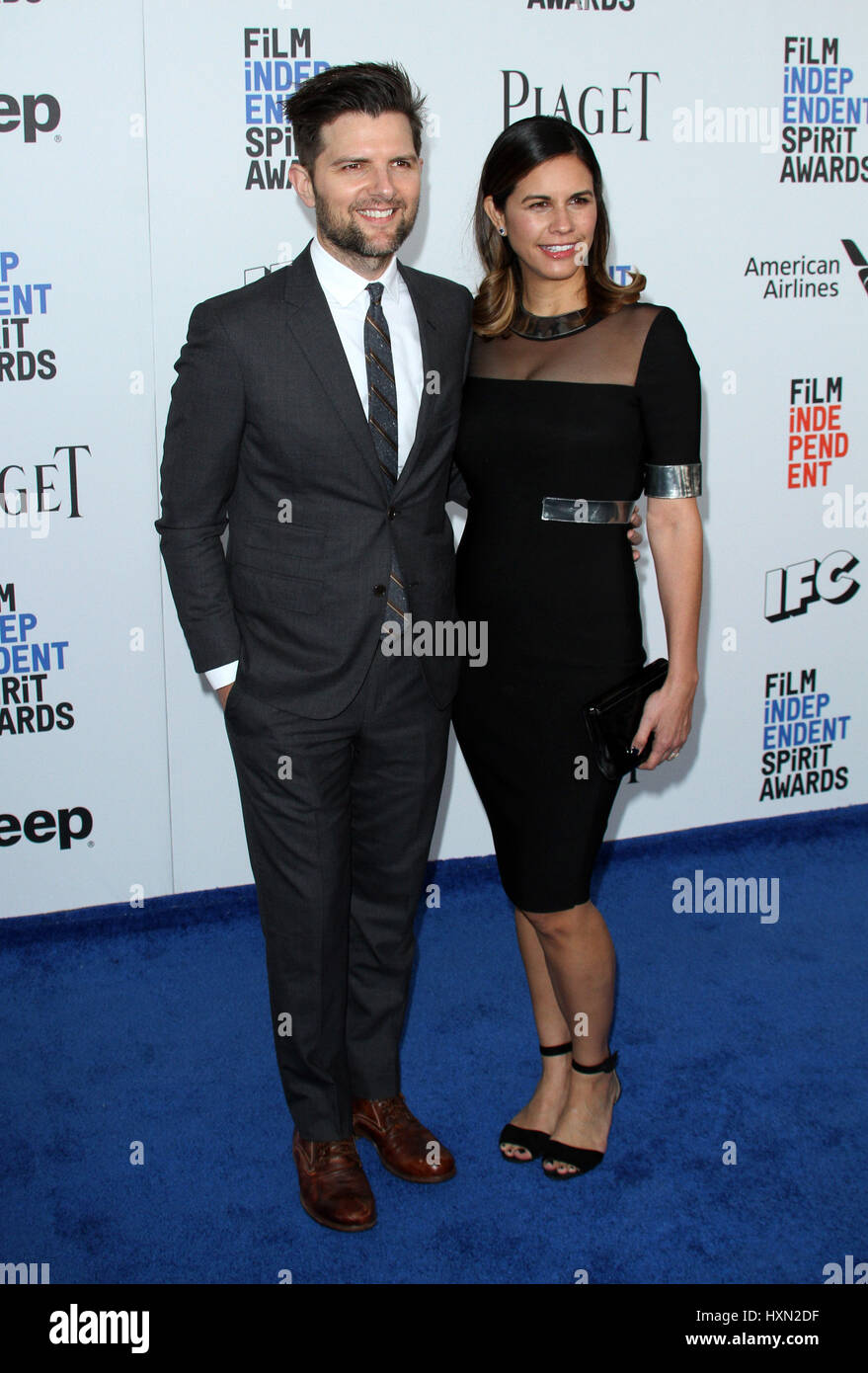 Adam scott and wife hi-res stock photography and images - Alamy