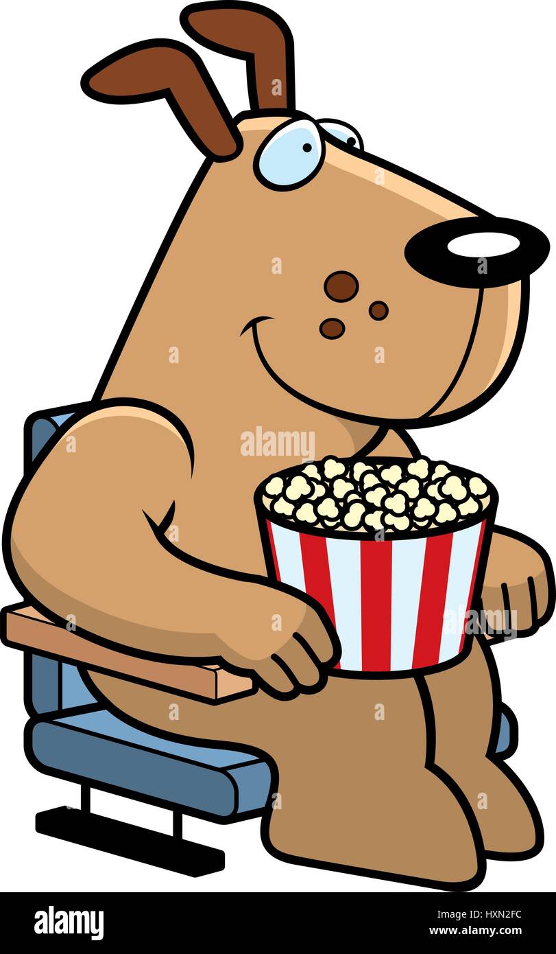 Cartoon illustration dog movies hi-res stock photography and images - Alamy