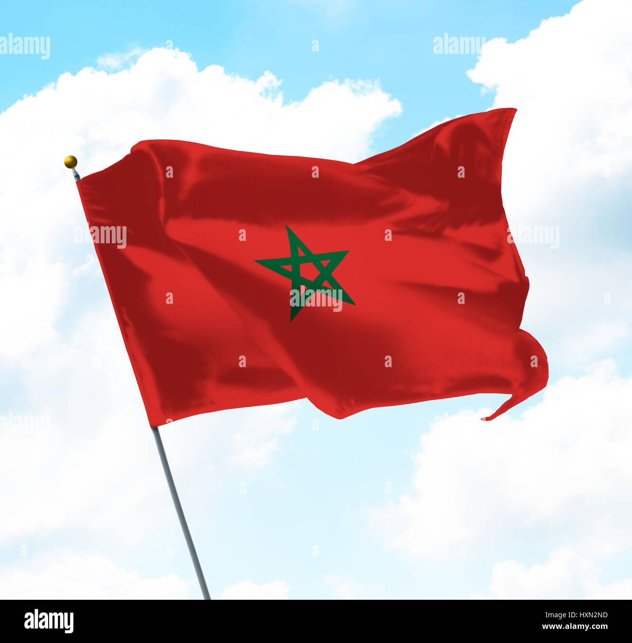 Maroc flag hi-res stock photography and images - Alamy