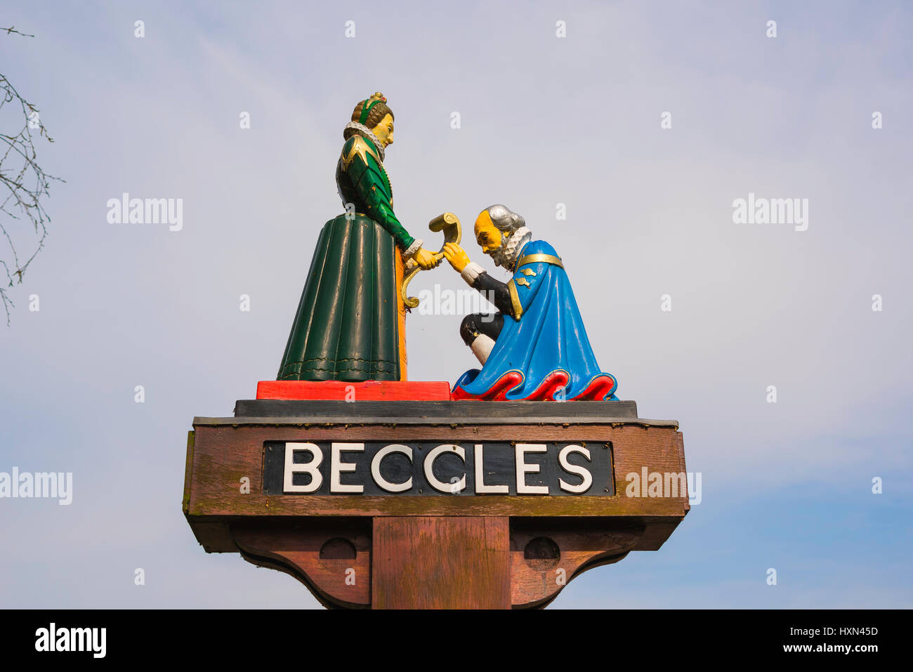 Beccles sign hi-res stock photography and images - Alamy
