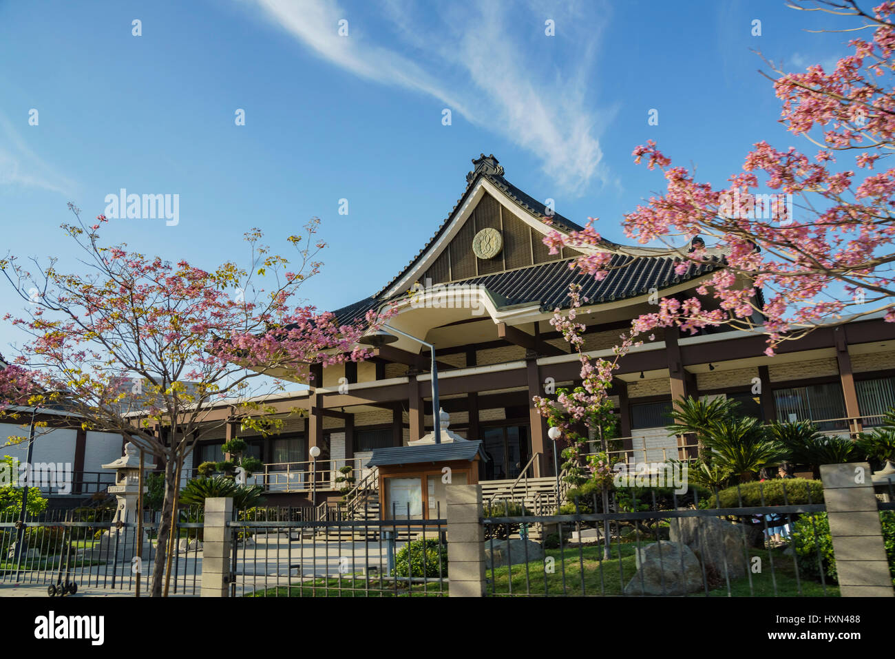 Los Angeles, MAR 24: The historical Nishi Hongwanji Buddhist Temple on ...