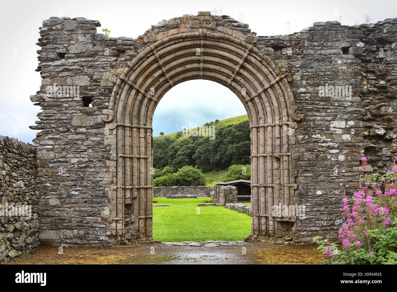 Strata Florida Abbey Stock Photo - Alamy