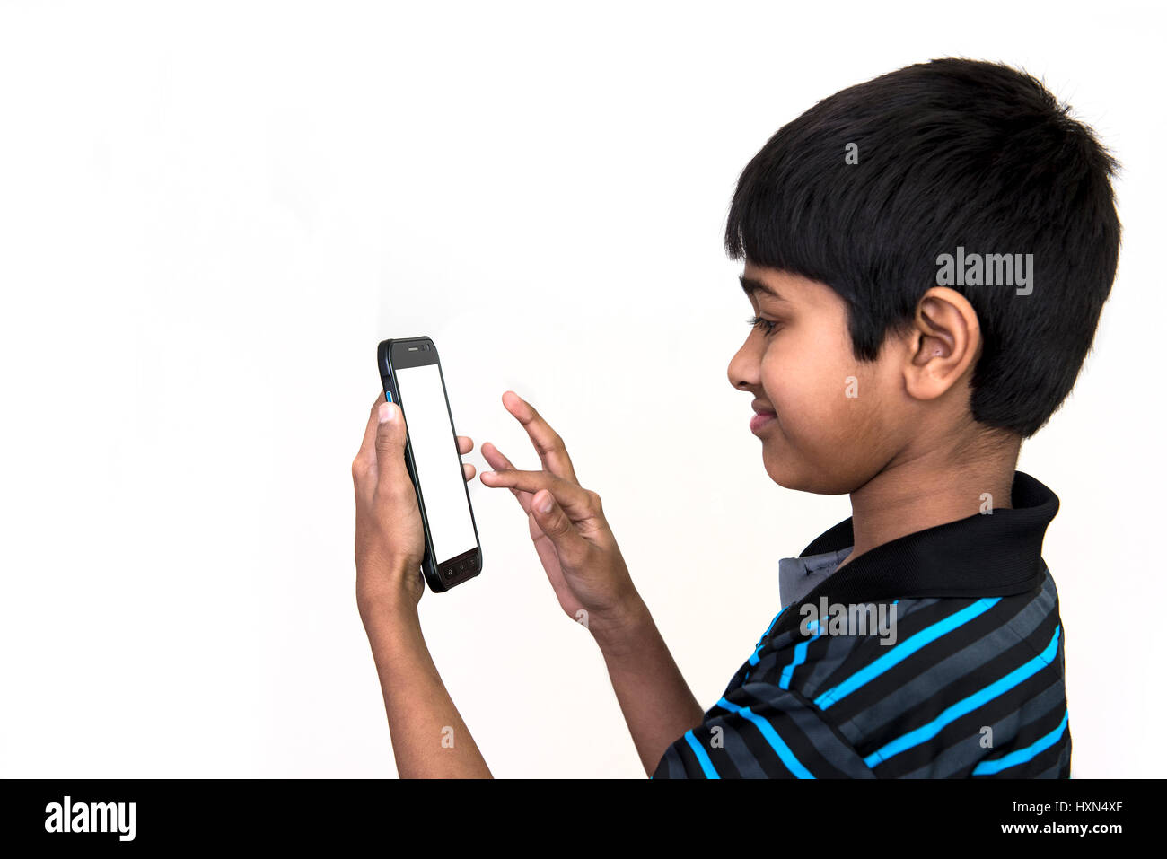 Kid mobile phone Cut Out Stock Images & Pictures - Alamy