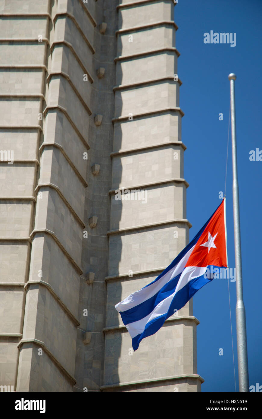The Revolution Square in Havana with its iconic tower and the Jose ...