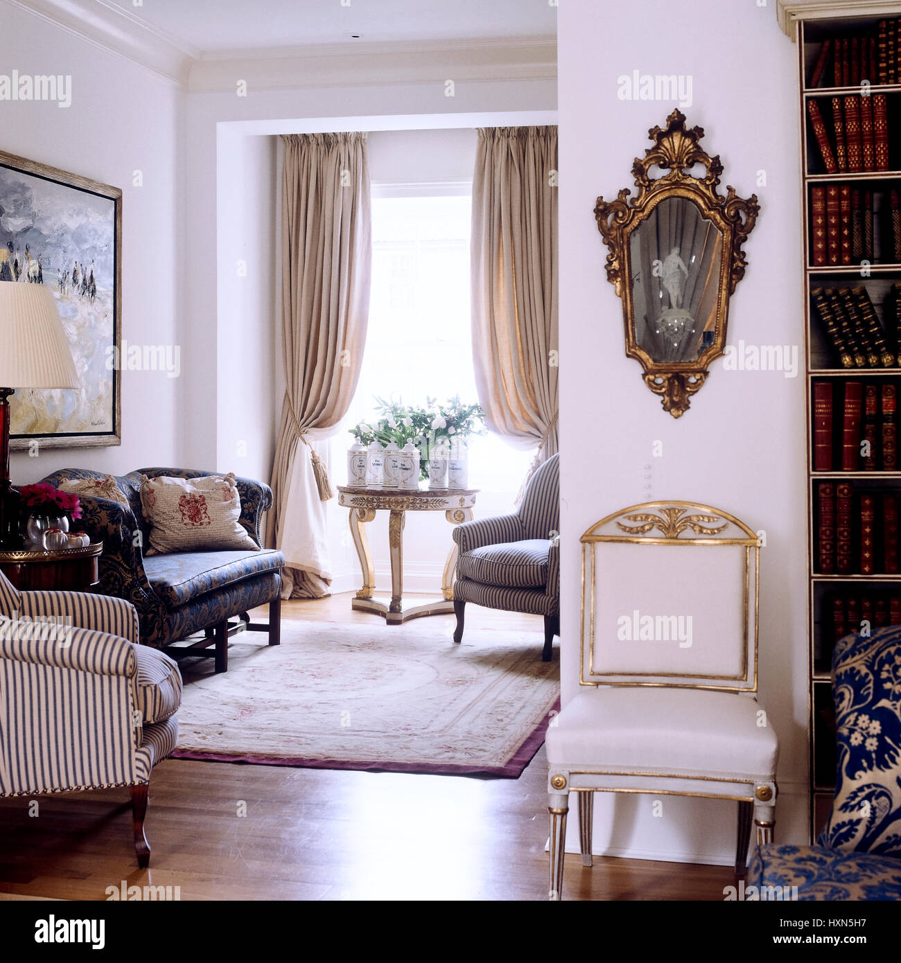 Country style living room Stock Photo - Alamy