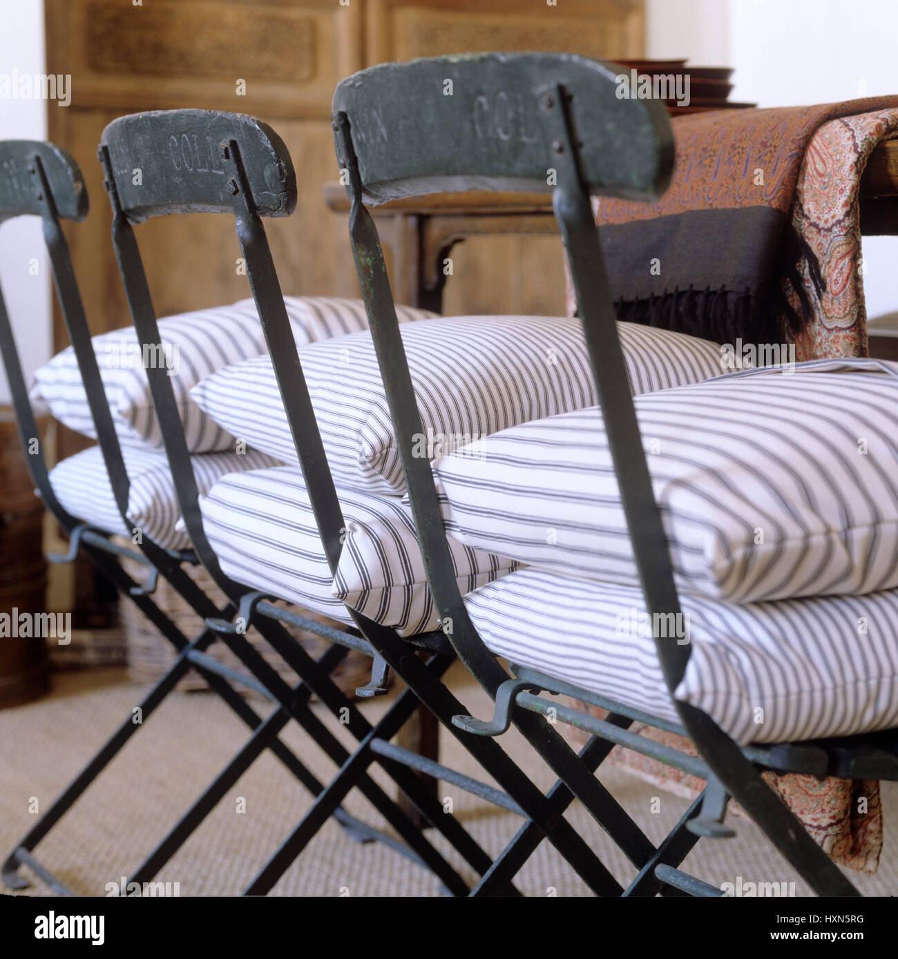 Stacked seat cushions hi-res stock photography and images - Alamy